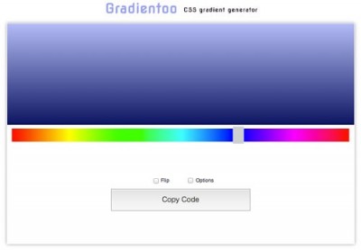CSSグラデーションをとっても簡単に生成するツール「Gradientoo」 | co-jin