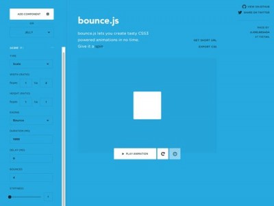 CSSアニメーションを簡単・思いのままに作成できてしまう「Bounce.js」 | co-jin