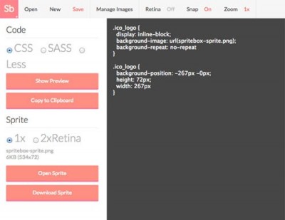 CSSスプライト作成の決定版！これ以上ない使いやすさの「Spritebox」 | co-jin